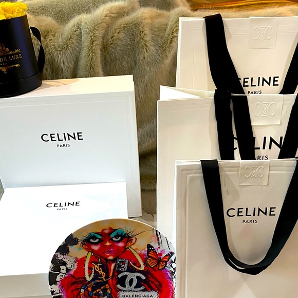Other | Celine Shopping Bags Boxes Variety Of Sizes | Poshmark